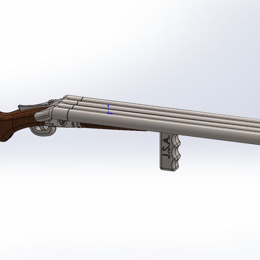 Free STL file Quad Barreled Shotgun from the Movie Phantasm 🎬 ・3D printing idea to download・Cults