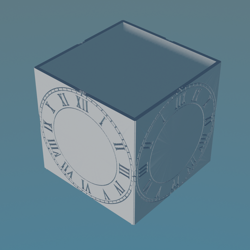 Archivo STL Reloj Romano 3D 🖼️ (OBJ y 3MF)・Modelo de impresora 3D para ...