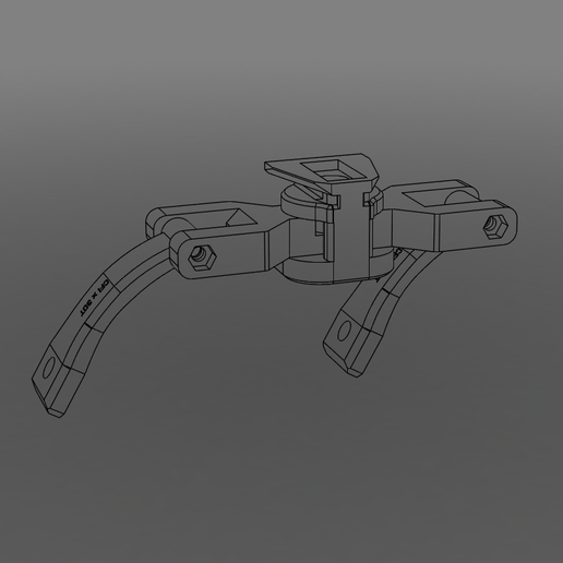 👁️ Wide Eye NVG PVS 14 Dual Bridge Pano Bridge・ 3MF File for 3D ...
