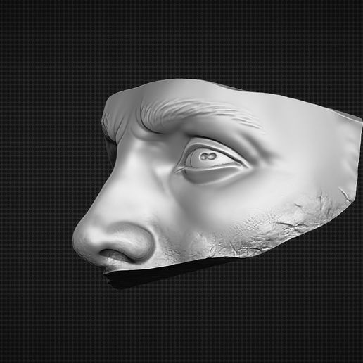 ♂️ Male Face 3D Model・ 3D File for 3D printing・Cults