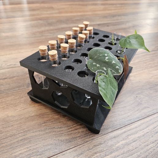 STL file Test tube rack (plug and play) 🔌 (STEP)・3D printer model to ...