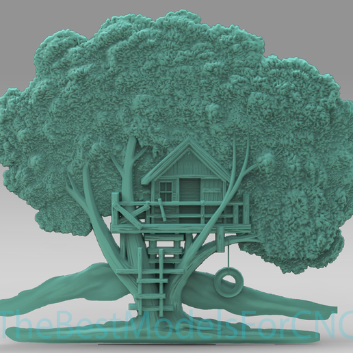 Archivo 3D 3D Model STL File for CNC Router Laser & 3D Printer Tree ...