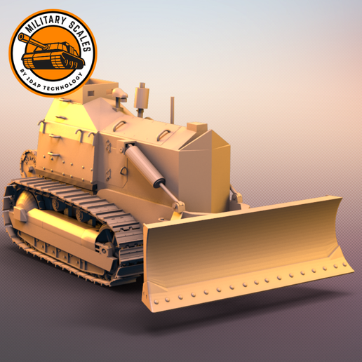 3D file Armour Bulldozer Caterpillar D7 🚜 ・Model to download and 3D ...