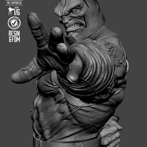 🗿 B3DSERK DARKSEID SCULPTURE READY FOR PRINTING・ 3D File for 3D ...