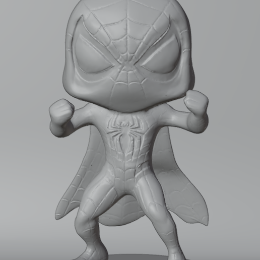 STL file Ghost Spider Chibi 👻 ・Model to download and 3D print・Cults