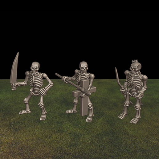 💀 Modular Skeleton Building Kit・ 3D File for 3D printing・Cults
