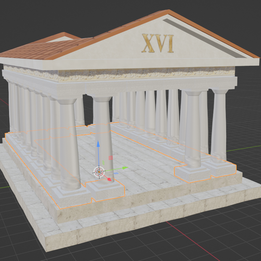 Archivo STL Monumento romano 🗽 (OBJ)・Objeto imprimible en 3D para descargar・Cults