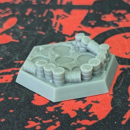 🧲 BattleTech 6mm 3D Infantry and Battle Armor Hex Bases・Free STL File ...