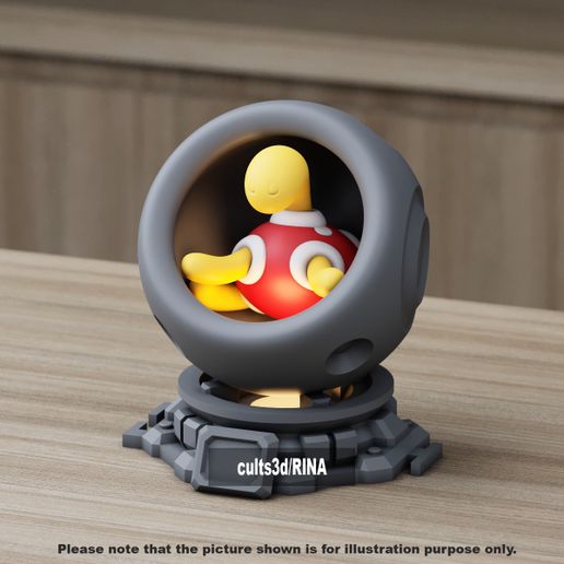 🐉 Shuckle healing machine pods・ STL File for 3D printing・Cults