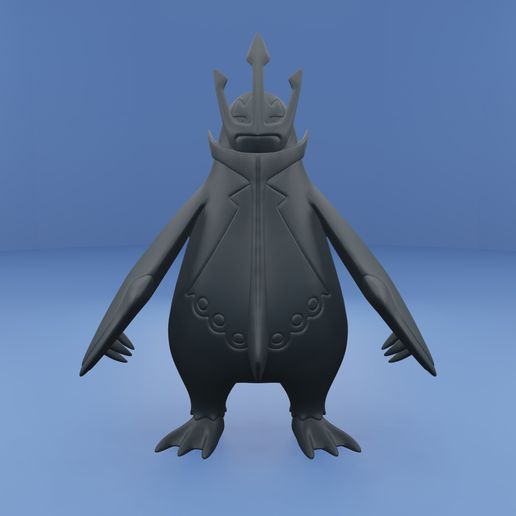 STL file Pokemon No. 395 Empoleon 🐉 ・Model to download and 3D print・Cults