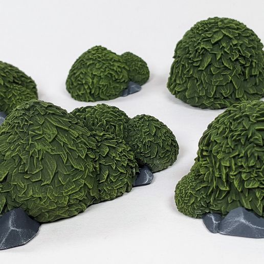🌳 Bush Set・ 3D File for 3D printing・Cults