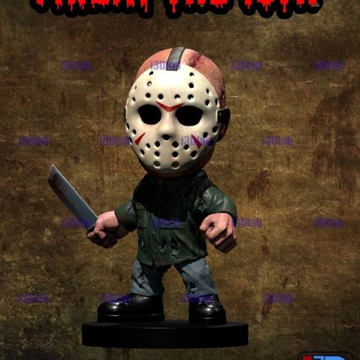 🎃 Chibi Horror Slashers Bundle – STL Files (Myers, Jason, Freddy)・ 3D ...
