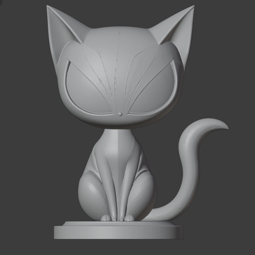👽 Dark Alien Cat – 3D Printable Figurine・Archivo 3D para Impresión 3D・Cults