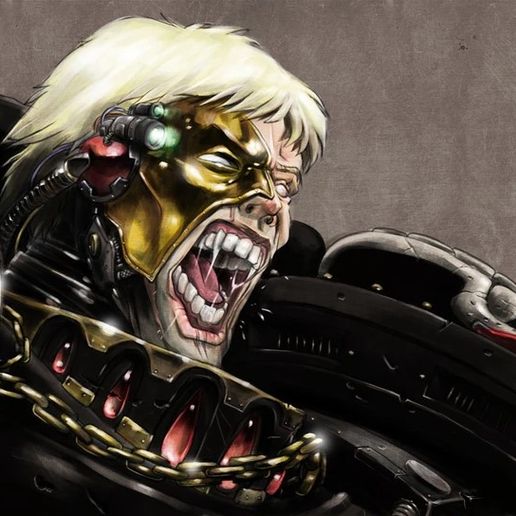 🩸 Captain Tycho, in the throes of the Black Rage・Free STL File for 3D ...