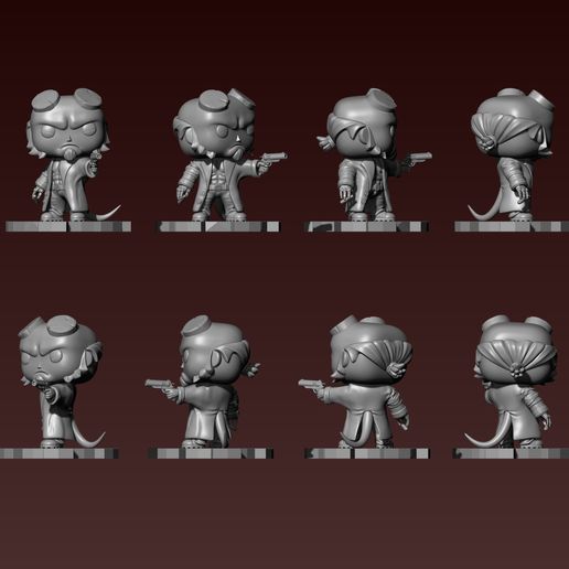 🦸 Hellboy・ STL File for 3D printing・Cults