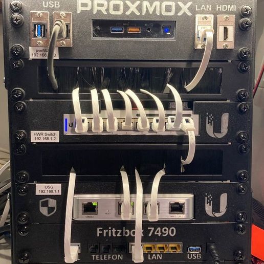 🖥️ 10" Unifi Network Rack Project・Free STL File for ・Cults