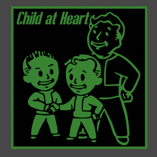 👽 FALLOUT 3 PERKS WITH DESCRIPTION・ 3D File for ・Cults