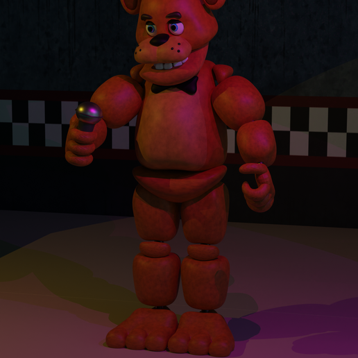 🎨 Freddy Fazbear Fnaf・Free 3D File for ・Cults