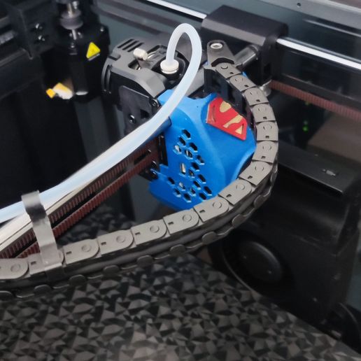 3D printed CREALITY K1, K1C, K1 MAX, HIGH PERFORMANCE AIR DUCT TOOLHEAD COVER FAN • made with K1 ...