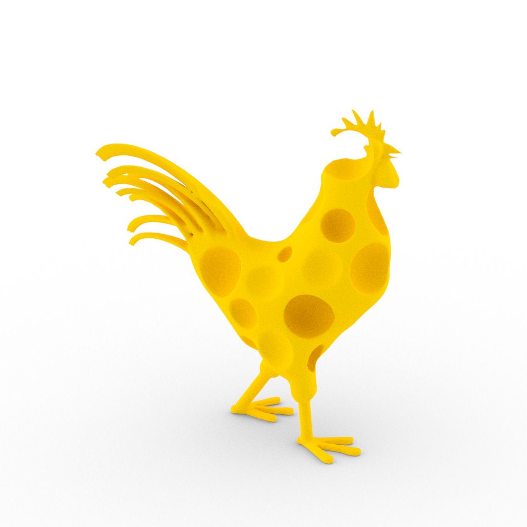 Download Stl File Cheesy Cock • 3d Printing Object • Cults