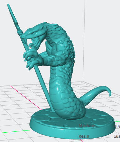 🎲 The Dreadfang Serpentkin – DND Enemy・ STL File for 3D printing・Cults