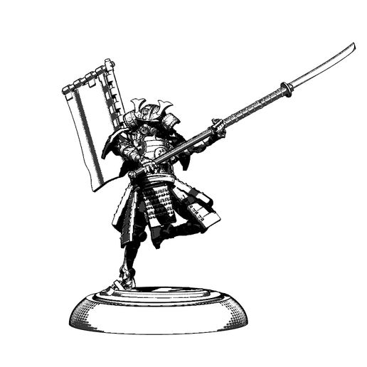 🗡️ Robo Samurai Mk 4・ STL File for 3D printing・Cults