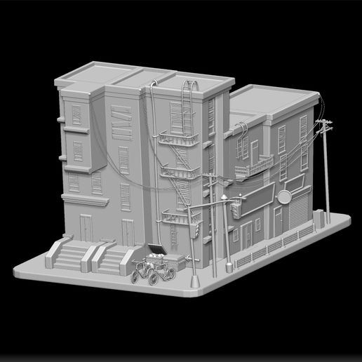 STL file Building 3D Model - Architectural Structure Design - Modern ...