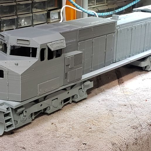 💨 GE Dash 9 Locomotive・Free STL File for ・Cults