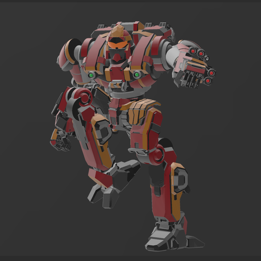 3D file American Mecha Siamang SMG 14C 🪖 ・3D printing idea to download ...