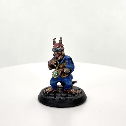 3D printed Kobold merchant/mastermind (28mm/32mm, free presupport on ...
