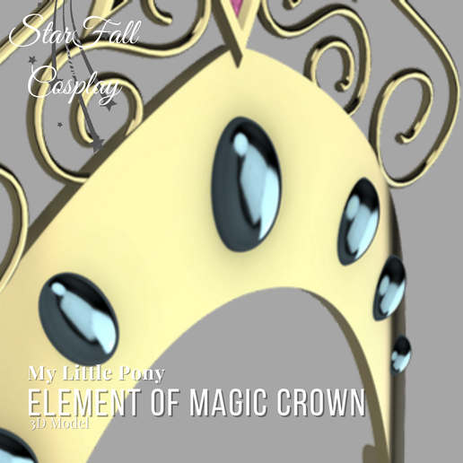 👑 Harmony Crown - Magic Element Crown My Little Pony・ 3D File for 3D ...