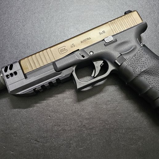🔫 VFC G45 / G19X / G19 Gen.5 Compensator / Mag base・ STL File for 3D ...