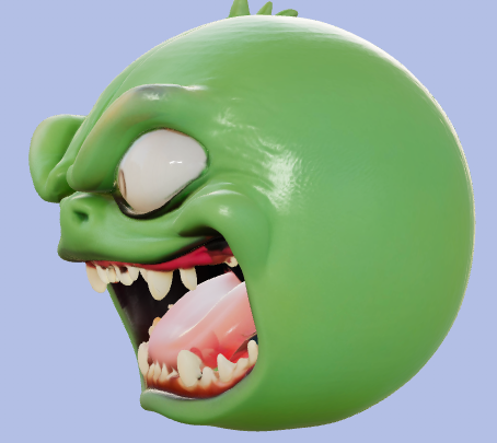 STL file RAGE PEA 😡 ・3D printing model to download・Cults