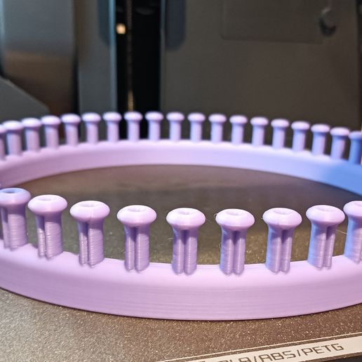 🧶 Round Loom・ STL File for 3D printing・Cults