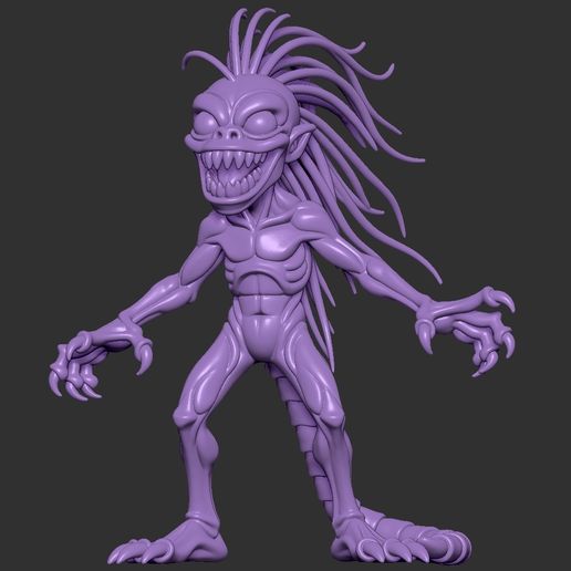 🦶 nightmare at 20000 feet gremlin from twilight zone・ STL File for 3D ...