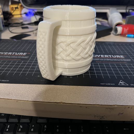 STL file Celtic cup with litho bottom 🌳 ・Design to download and 3D ...