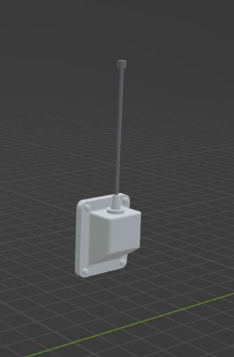 📻 Side Mount Radio CV Satellite Antenna・Free STL File for 3D printing・Cults