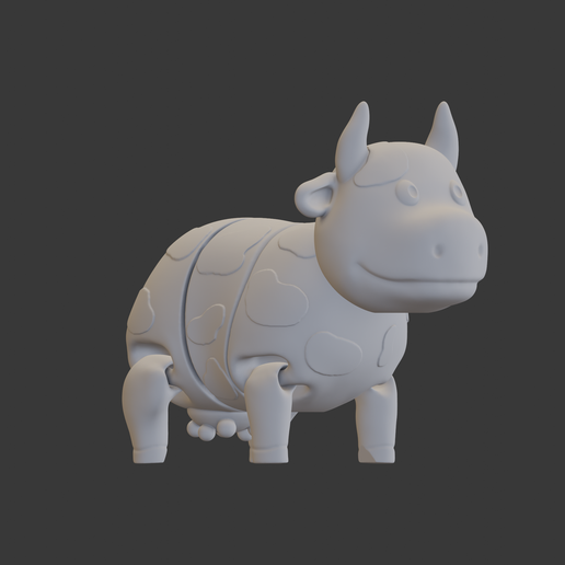 STL file Articulated cow 🐄 (OBJ)・3D printable design to download・Cults
