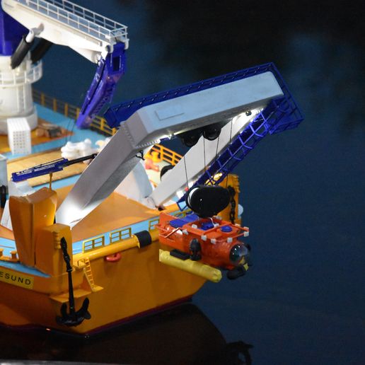 STL file A Frame Type A Crane Ship Model 1:75 🖼️ ・3D printer design to ...