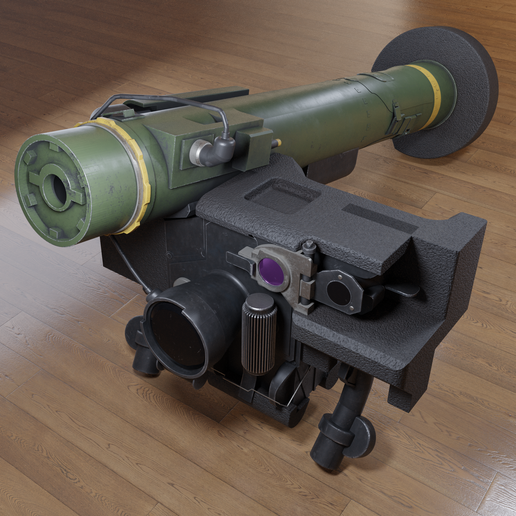 🔫 FGM 148 Javelin RPG / Rocket-launcher ( PropGun ) 1/1 Scale・ STL File ...