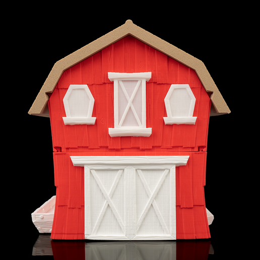 🚜 Animal Barn Container・ 3D File for 3D printing・Cults