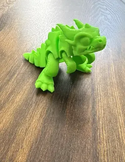 🦖 Articulated Rexagon (Trex + Dragon ) Flexi・ 3MF File for 3D printing ...
