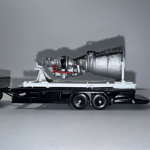 STL file Jet engine trailer 1/64 (Cybertruck not included) 🚐 ・3D print ...