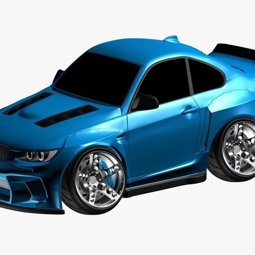 🚗 BMW E92 TOONED CAR MODEL KIT・ STL File for 3D printing・Cults