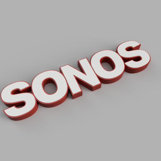 arquivo STL NAMELED SONOS- LED LAMP 🔦 ・design de impressão 3D para ...