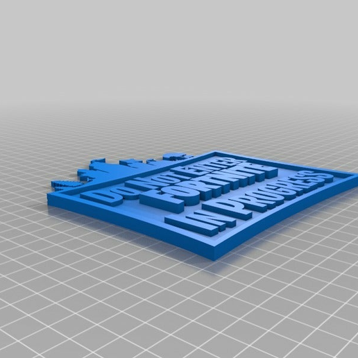 🚪 Fortnite Door Sign・Free STL File for ・Cults