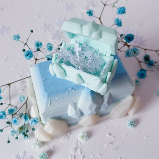 🐉 Frost and chest container・ 3D File for 3D printing・Cults