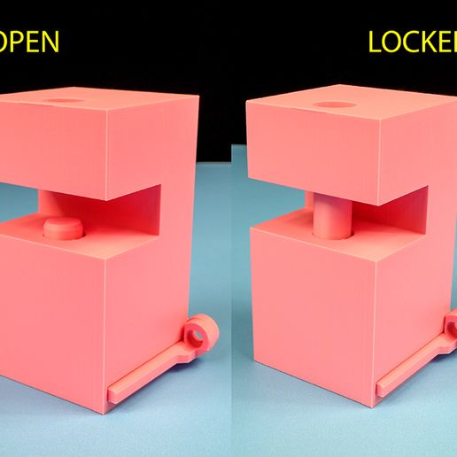 🧊 BDSM Ice Release Lock For Rope Or Chain Etc・ STL File for 3D printing ...