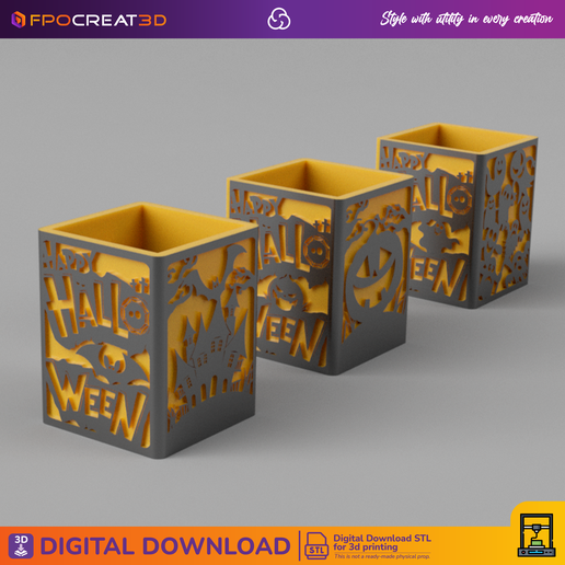 🎃 "3D Horror: Spooky Halloween Candy Box Design・ 3D File for 3D ...