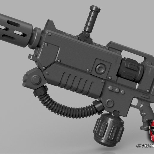 🎭 Melta Carabine Bolter SM2 3D print files Replica Cosplay 3D print ...